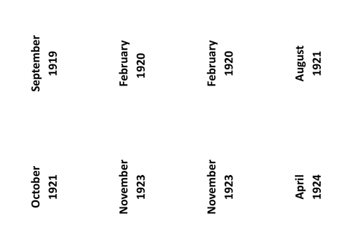 Printable flashcards - Hitler's rise to power (Edexcel GCSE History ...