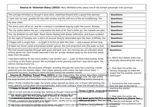 AQA GCSE English Language Paper 2 Extract Booklet (2026 Exam Spec ...