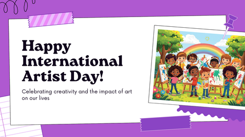 International Artist Day Assembly PowerPoint – Celebrate Creativity and ...