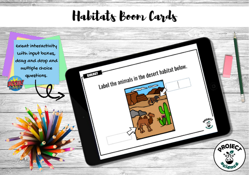Habitats Boom Cards™ - Distance Learning | Teaching Resources
