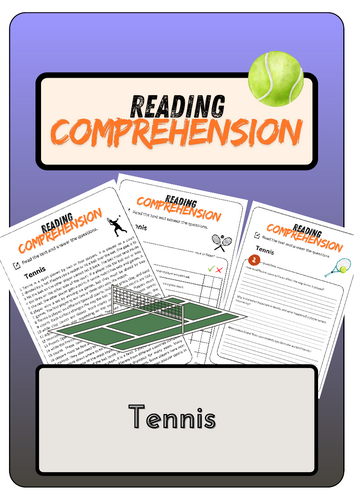 Reading Comprehension - Tennis + Solutions | Teaching Resources