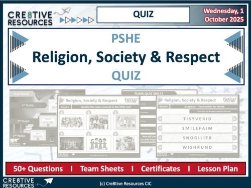 Religion, Society & Respect – Interactive Classroom Quiz (50+ Questions ...