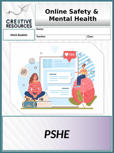 Online Safety & Mental Health Student Workbooklet PSHE | Teaching Resources