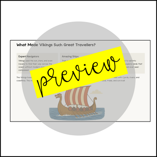 Viking Longships KS2 Lesson Pack – PowerPoint, Worksheets & Lesson Plan ...