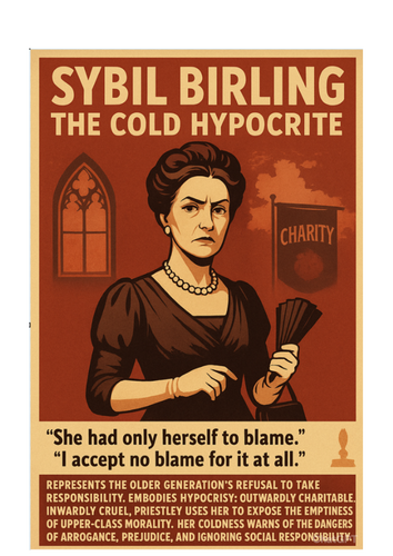 Sybil Birling Poster | Teaching Resources