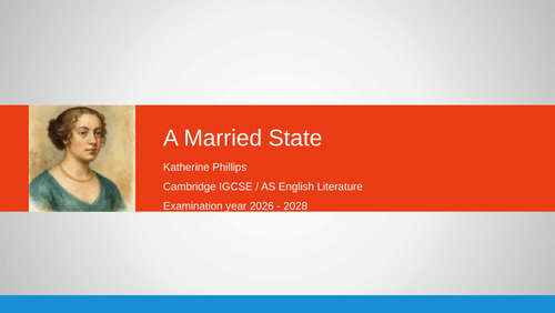A Married State - Cambridge Songs of Ourselves - Katherine Phillips ...