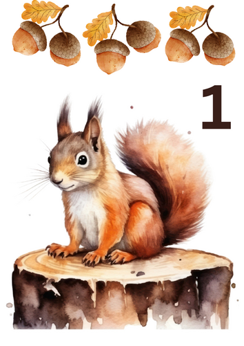 Autumn Squirrel Counting | Teaching Resources