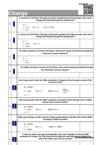 P4.2 Current & Charge | AQA GCSE Physics 2026 | Editable + AI Long ...