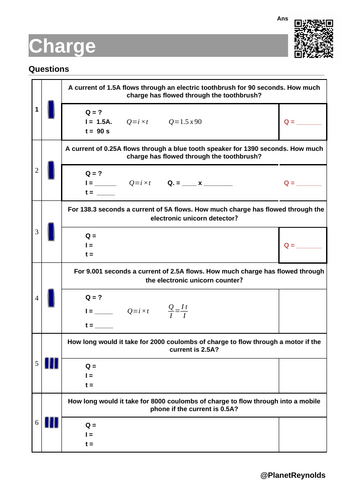 P4.2 Current & Charge | AQA GCSE Physics 2026 | Editable + AI Long ...