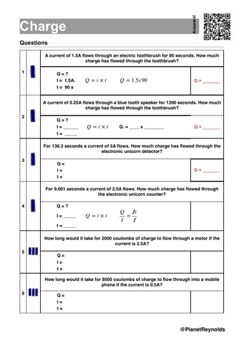 P4.2 Current & Charge | AQA GCSE Physics 2026 | Editable + AI Long ...