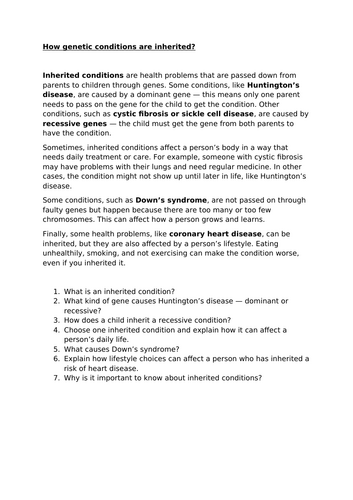 BTEC TECH AWARD Component 3 Health and Wellbeing Health & Social Care ...