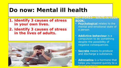 BTEC TECH AWARD Component 3 Health and Wellbeing Health & Social Care ...