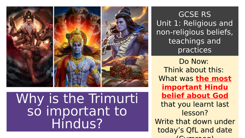 Why is the Trimurti so important to Hindus? | Teaching Resources