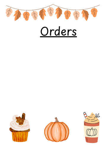Farm shop/autumn theme role play area signs | Teaching Resources