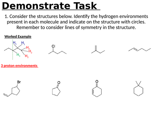 Proton NMR Spectroscopy- Part 1 (AQA) | Teaching Resources