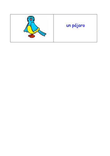 SPANISH TOPICS: LAS MASCOTAS-PETS-CARD GAMES | Teaching Resources