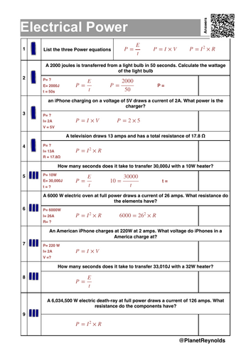 P5.3 Electrical Power & Potential Difference | AQA GCSE Physics 2026 ...