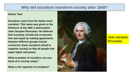 KS3 History Industrial Revolution Lesson - How Socialism Changed ...