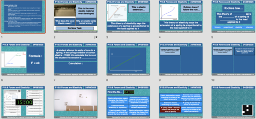 P10.8 Forces & Elasticity | AQA GCSE Physics (2025) | Fully Editable ...