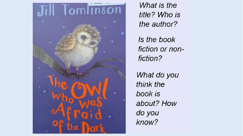 THE OWL WHO WAS AFRAID OF THE DARK READING PLANNING | Teaching Resources