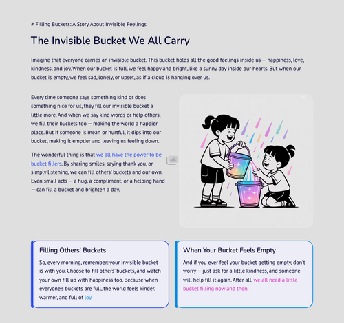 Words and Actions – Primary PSHE Lesson on Kindness, Empathy, and ...