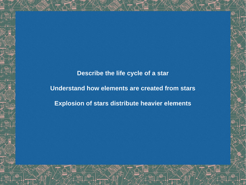 AQA GCSE Physics P16.2 Life History of a Star (2026) | Editable Lesson ...
