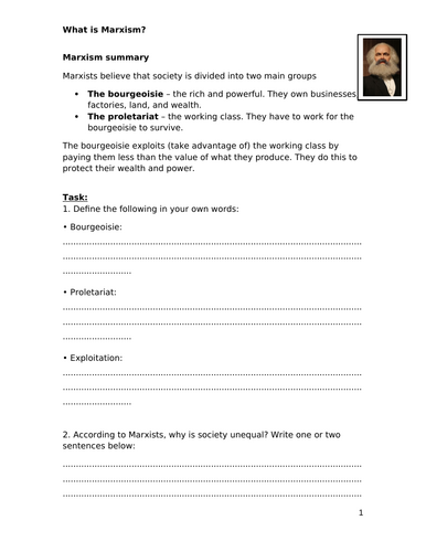 AQA GCSE Sociology: Intro to Sociology & Key Perspectives | Teaching ...