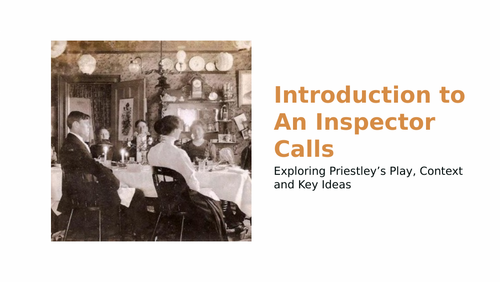 AQA GCSE English Literature - An Inspector Calls | Teaching Resources