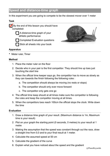 P9.1 Speed & Distance–Time Graphs – AQA GCSE Physics (2026) FREE + Self ...