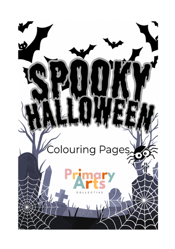 Spooky Halloween Colouring Pages (with handwriting practice) | Teaching ...