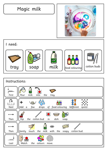 Sensory Science & Play Pack – 6 Visual Activities with Communication ...