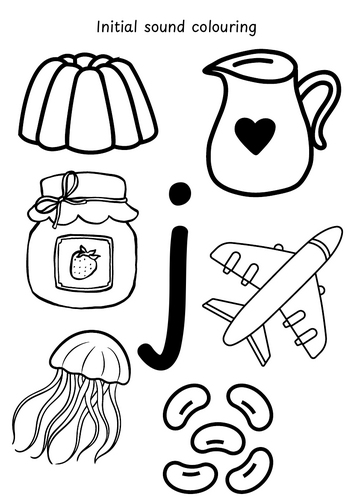 Initial sound colouring | Teaching Resources