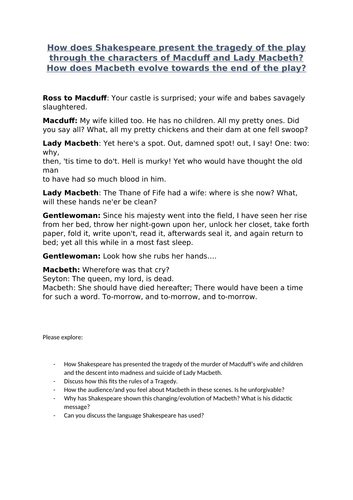 Macbeth - GCSE Powerpoint Lessons for Entire Play | Teaching Resources