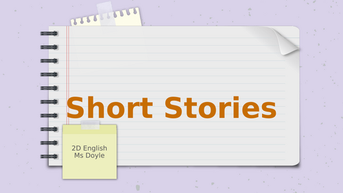 2nd Year English-Short Stories Powerpoint | Teaching Resources