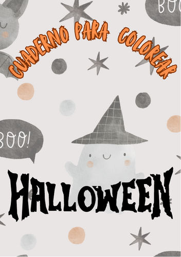 Halloween Colouring booklet - Spanish | Teaching Resources