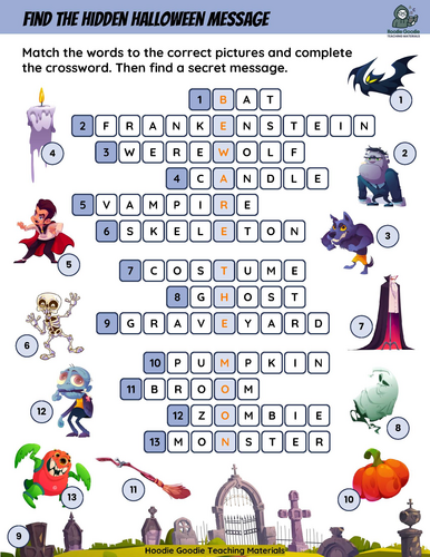 10 Halloween Activities ESL Grammar & Vocabulary Bundle for Beginners ...