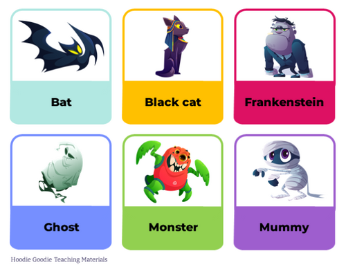 10 Halloween Activities ESL Grammar & Vocabulary Bundle for Beginners ...