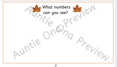 EYFS Autumn Leaves Number Hunt 0-20 | Teaching Resources