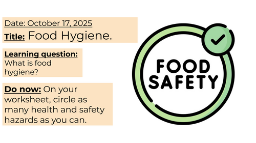 Food Hygiene and safety - The 4 C's. Food techology | Teaching Resources