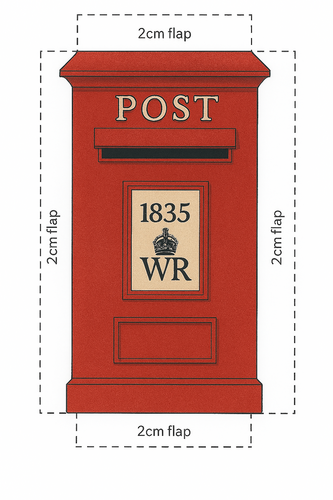 Postcard / Letter Template for Darwin from Galapagos Islands with Model ...