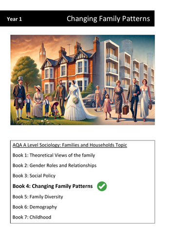 A Level Sociology - Families & Households: CHANGING FAMILY PATTERNS ...