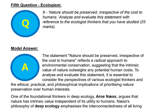 AQA A Level Politics Model Answers - Full Papers - Paper 3 - 2023 ...