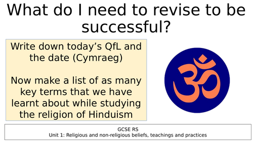 Hinduism GCSE What do I need to revise to be successful? | Teaching ...