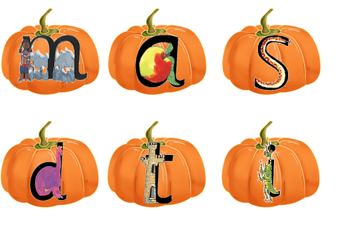 EYFS Halloween Phonics Cards – RWI Set 1 Sounds (Printable) | Teaching ...