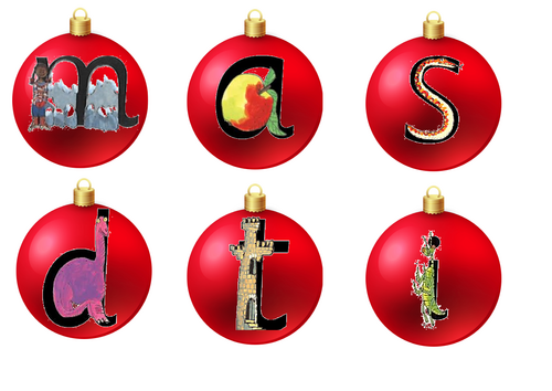 EYFS Christmas Phonics Cards – RWI Set 1 Sounds (Printable) | Teaching ...