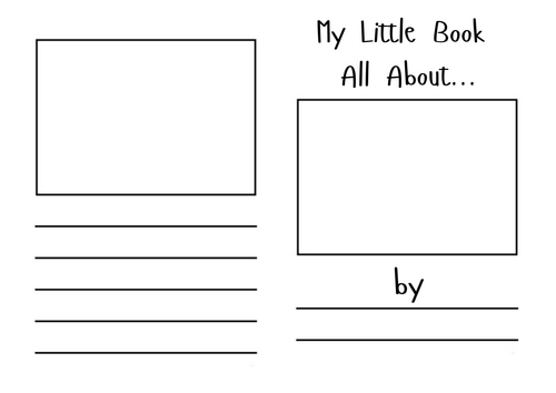 Little blank writing book templates - EYFS | Teaching Resources