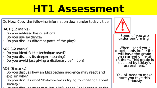 Romeo and Juliet Assessment (Love) | Teaching Resources