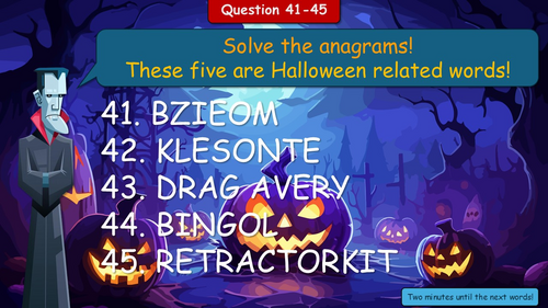Halloween Quiz Lesson (Halloween Quiz) | Teaching Resources
