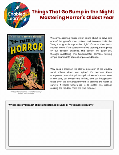 Horror Writing Courses - Mastering Horror's Oldest Fears | Teaching ...