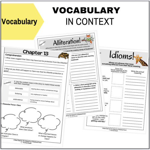 THE UNDEAD FOX OF DEADWOOD FOREST Novel Study | Teaching Resources